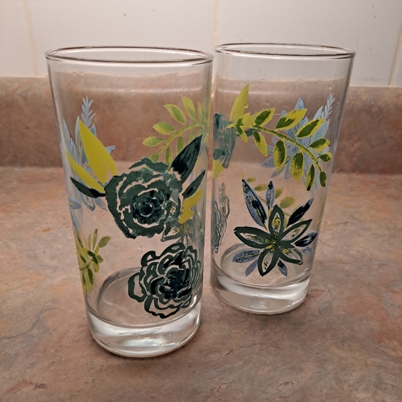 Libbey | Dining | 2 Vintage Libbey Crisa Drinking Glasses | Poshmark